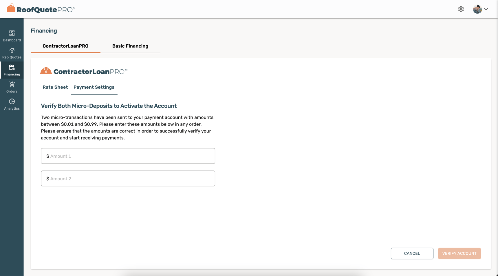 Signing Up For ContractorLoan PRO™