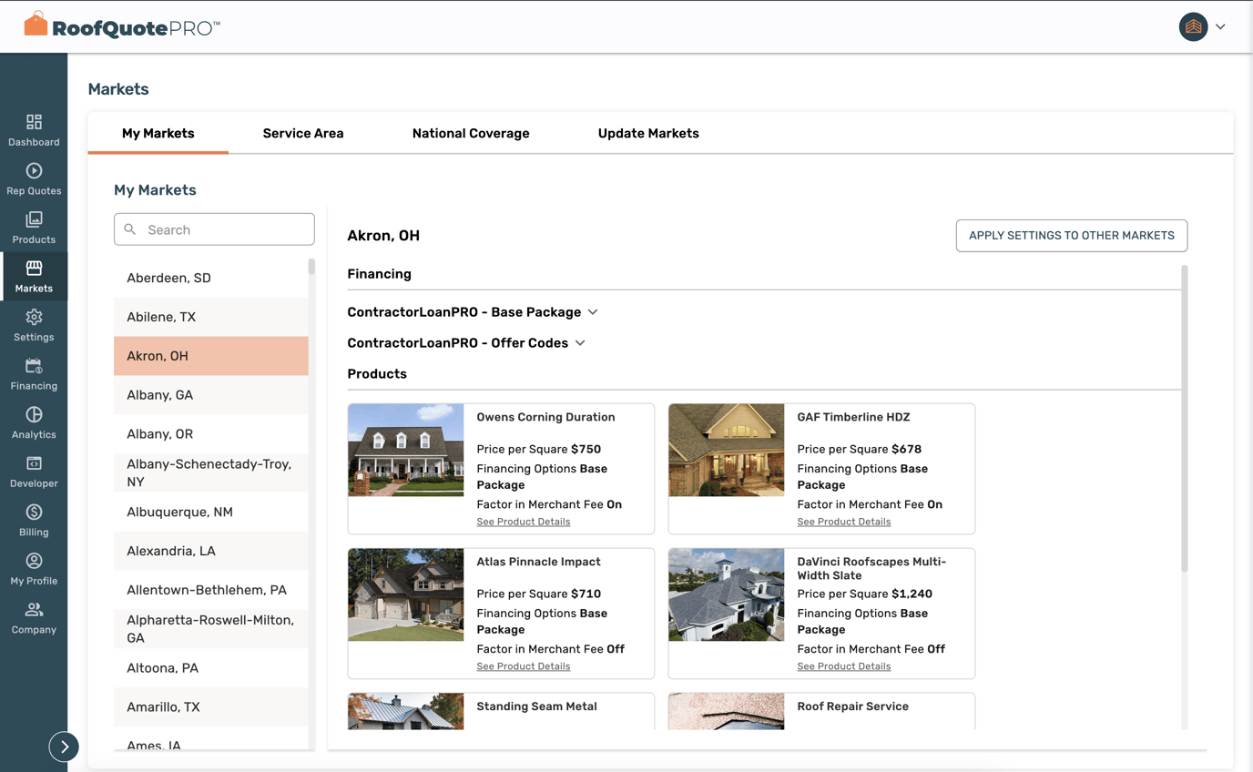 How To Copy Market Settings From Another Market